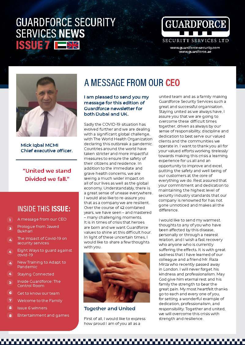 Summer Newsletter 2021 - Guardforce Global